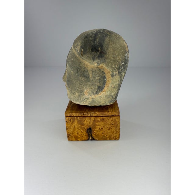 Asian Ceramic Bust of a Female | Chairish