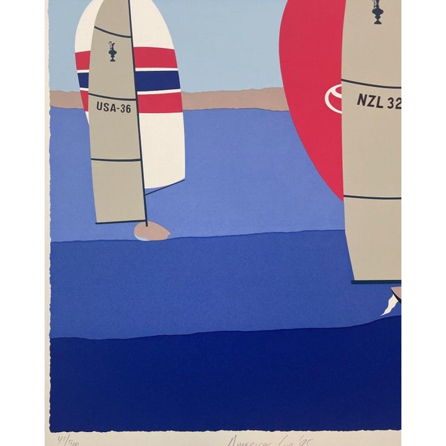 Original Dennis Conner 'america's Cup '95' Yachts Sailing Signed L/e ...