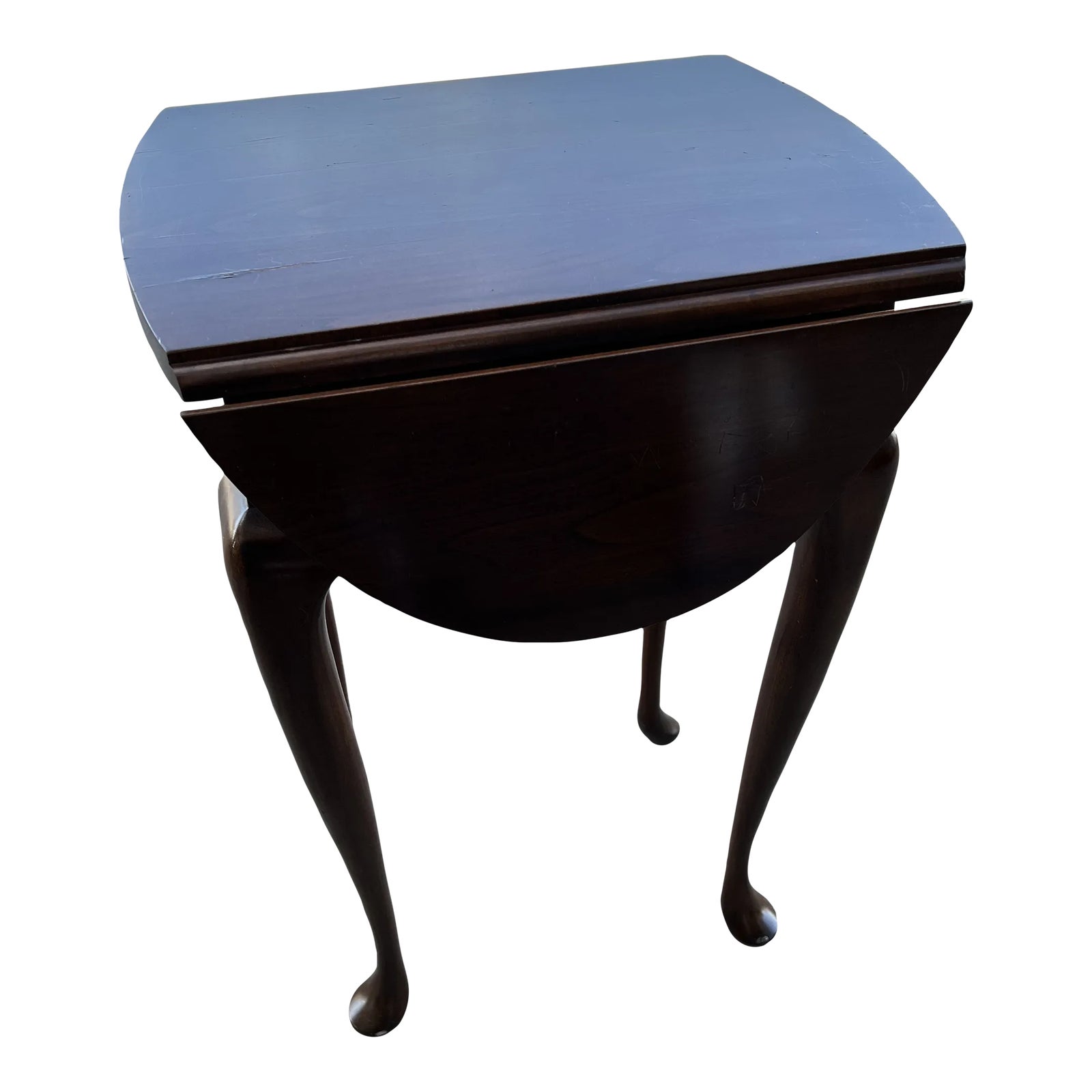 1980s Harden Furniture Drop Leaf End Table | Chairish