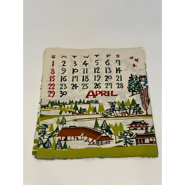 Set of 12 Katazome Mingei Original Prints by Takeshi Nishijima for ...