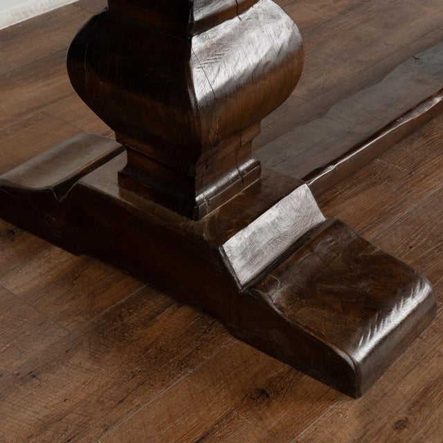 Long Oak Dining Table, France Circa 1960 | Chairish