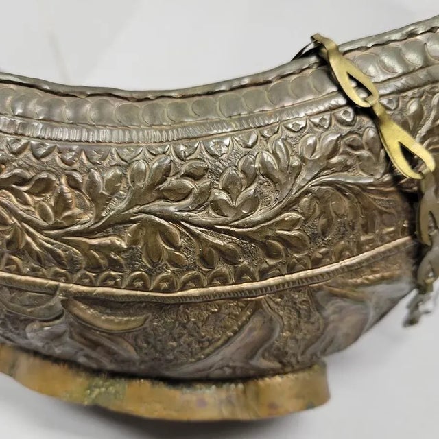 Vintage Persain Hand Made Copper Beggars Bowl | Chairish