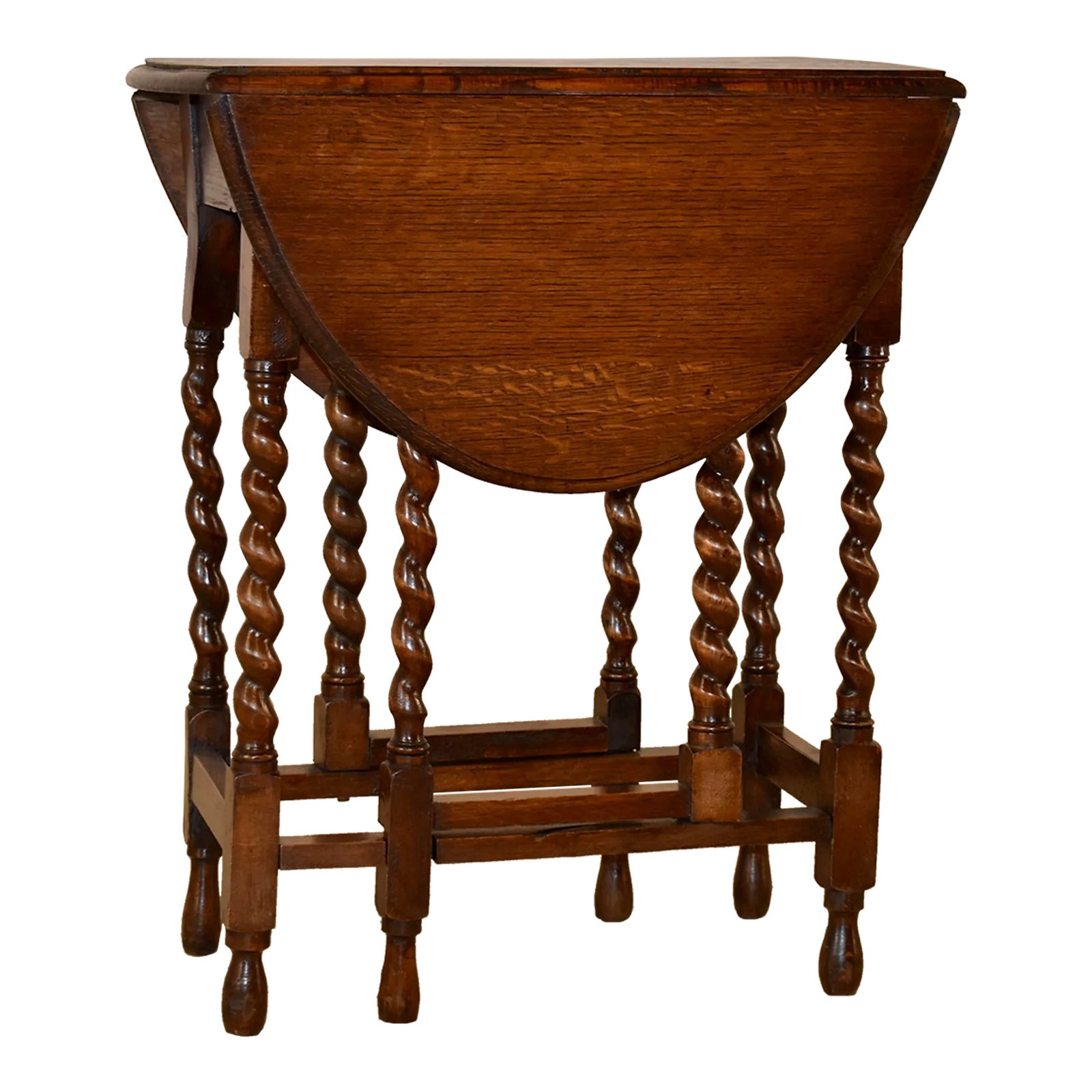 Edwardian English Gate Leg Table, Circa 1900 | Chairish