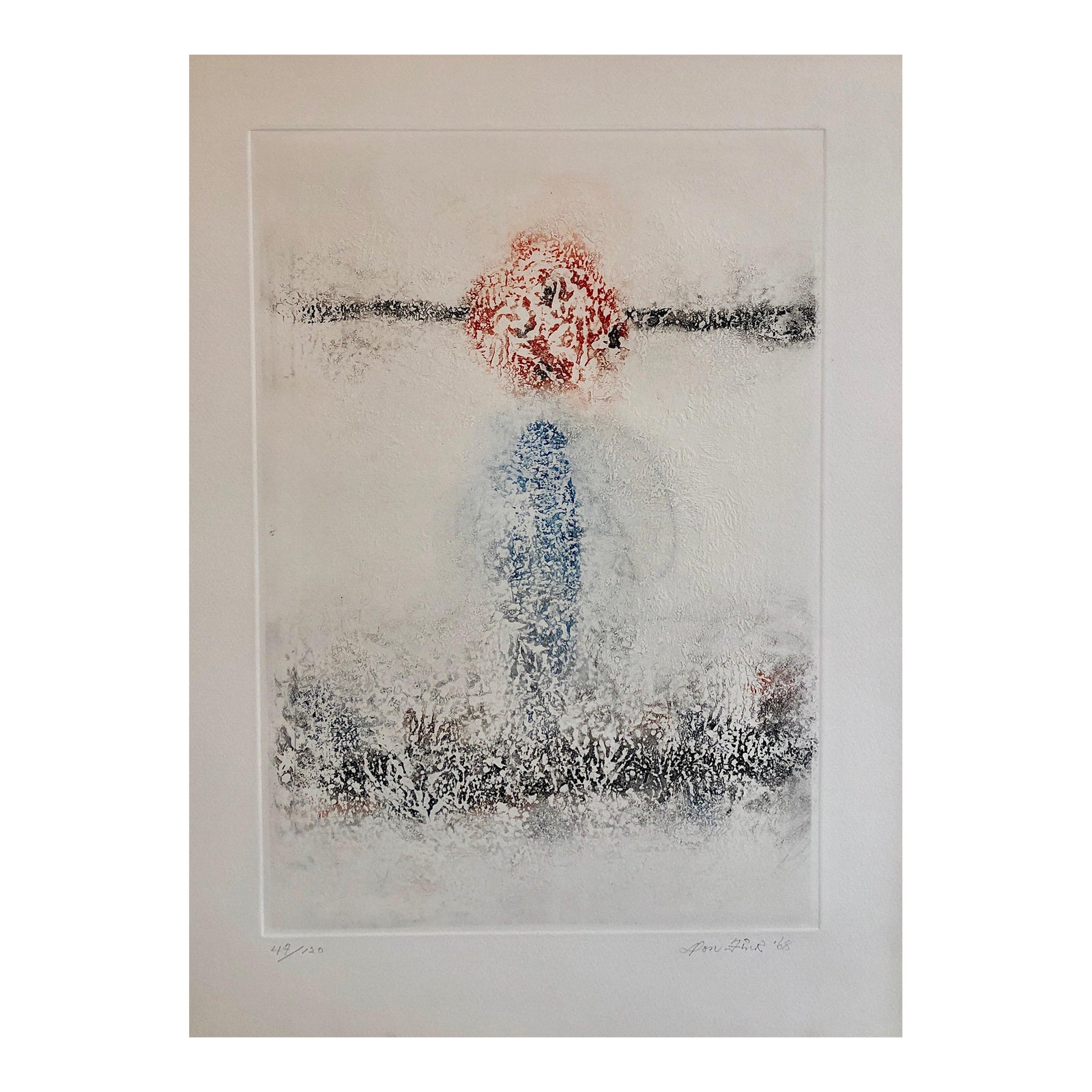 Don Fink, 60s American Abstract Expressionist Untitled Abstract Color ...