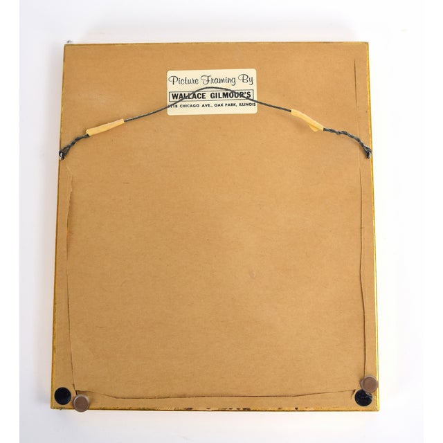 Diane Elson Rendered Miniature Painting of Birds Among Blossoms | Chairish