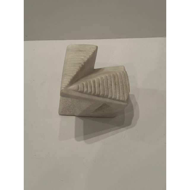 Vintage Abstract Marble Sculpture | Chairish
