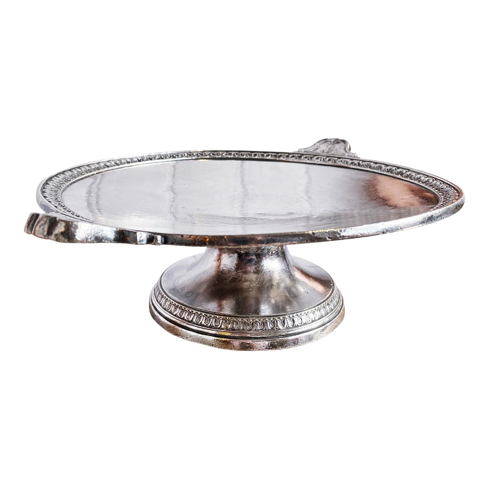1928 Silver Plated Bowman-Biltmore Hotel Dessert Stand | Chairish