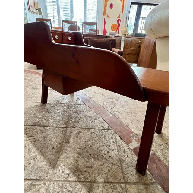 Early 20th Century Primitive American Cobbler’s Bench Coffee Table ...