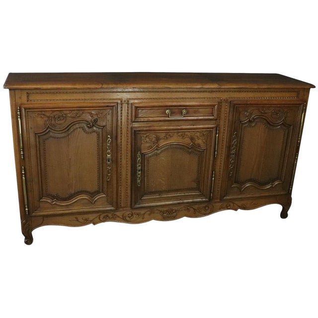 Sideboard Normandy Antique French 1890 Carved | Chairish