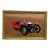 Vintage British Oil Painting of a Red Morgan 1935 V-Twin Three Wheeler ...