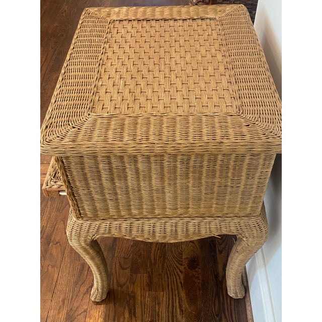 Late 20th Century Vintage Palm Beach Style Nightstand | Chairish