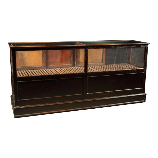 Early 20th Century Antique Mercantile Display Case | Chairish