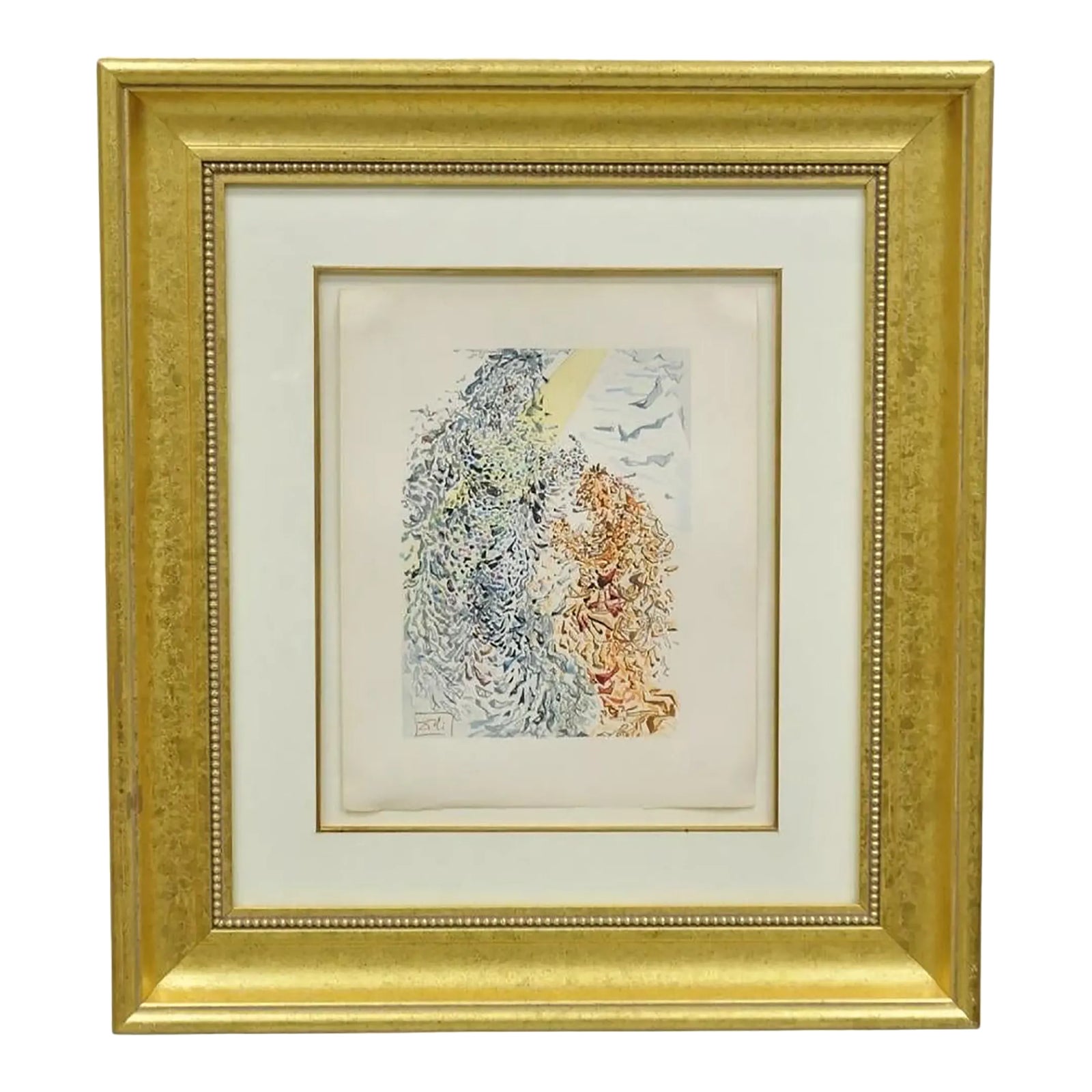 Vintage Salvador Dali Divine Comedy the Dust of Souls Woodcut Print ...