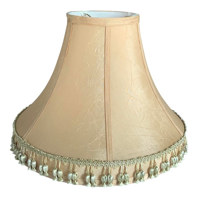Vintage Silk Bell Lamp Shade | Chairish