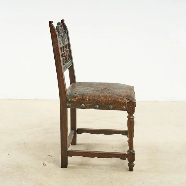 Vintage Side Chair in Wood | Chairish
