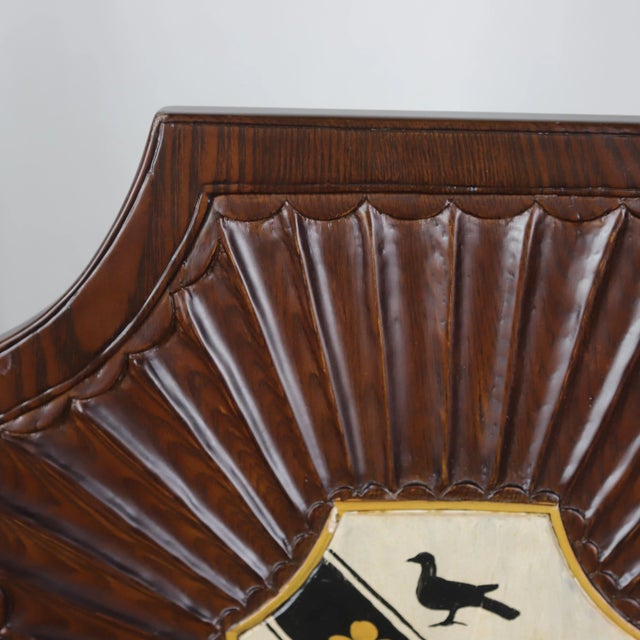 Vintage Regency Period Shield Back Crest Hall Chair | Chairish