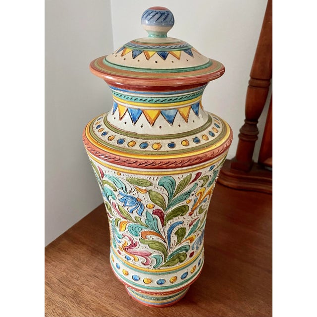 Antique Circa Early 1900s Italian Lidded Urn | Chairish