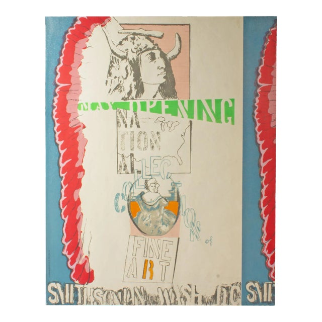 1968 Smithsonian Pop Art Lithograph Poster by Larry Rivers | Chairish