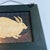 1980s Warren Kimble Folk Art Print Wood Framed Bunny and Carrot | Chairish