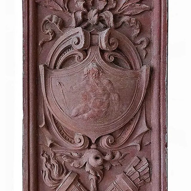 Late 19th Century Neoclassical Style Ornamental Terra Cotta Panel ...