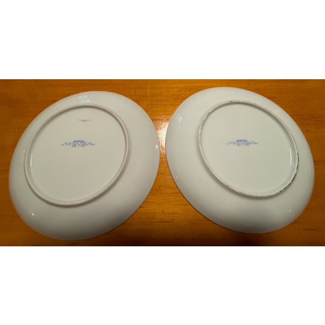 Vintage Currier & Ives Blue & White Winter Collector Plates (2) | Chairish