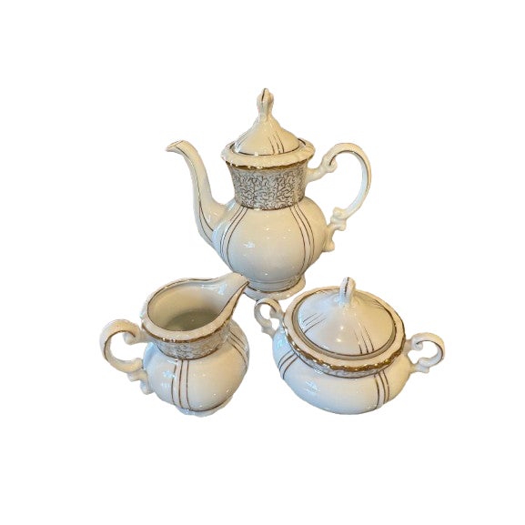 1950s Seyei Fine China Tea Set- 17 Pieces | Chairish