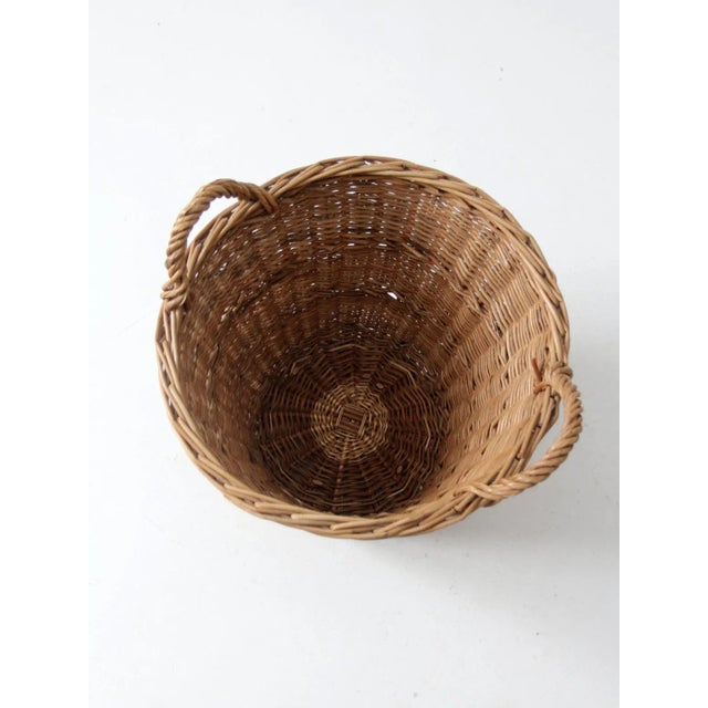 Vintage Wicker Basket | Chairish