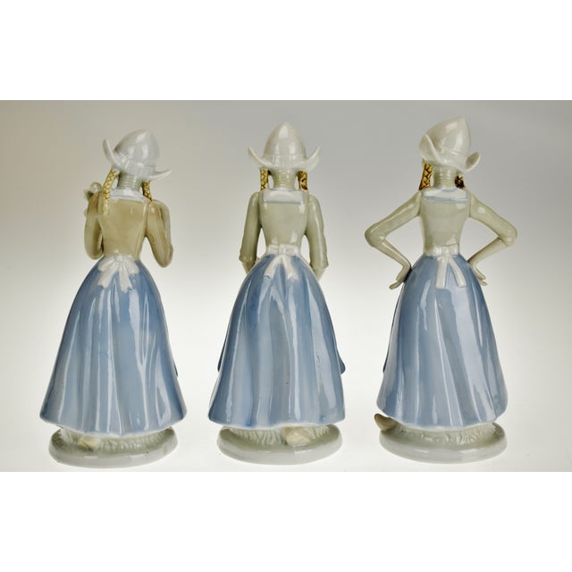Vintage Crown Royals Porcelain Figurines - Set of 3 | Chairish