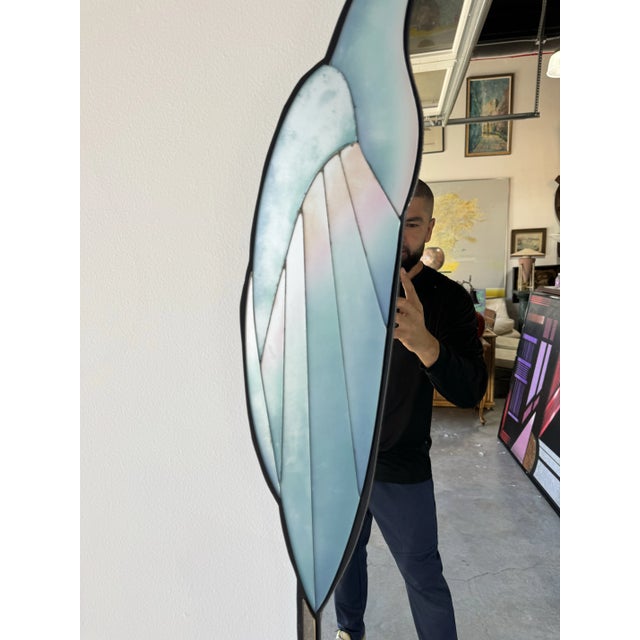 1980"s David Marshall Heron Bird Wall Mirror | Chairish