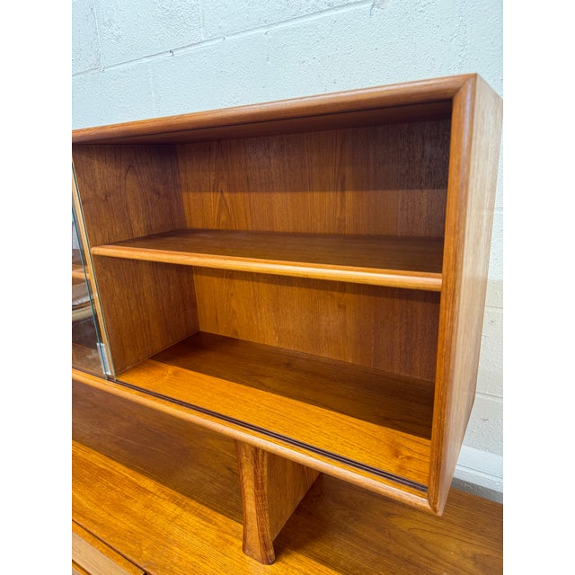 h.p. Hansen Danish Teak Buffet/Hutch | Chairish
