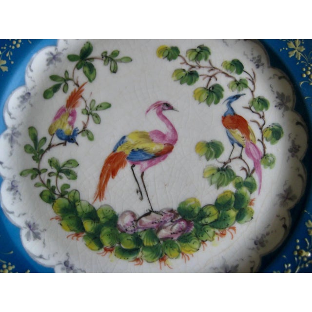 Antique Dresden Bird Decorative Plates- Set of 4 | Chairish