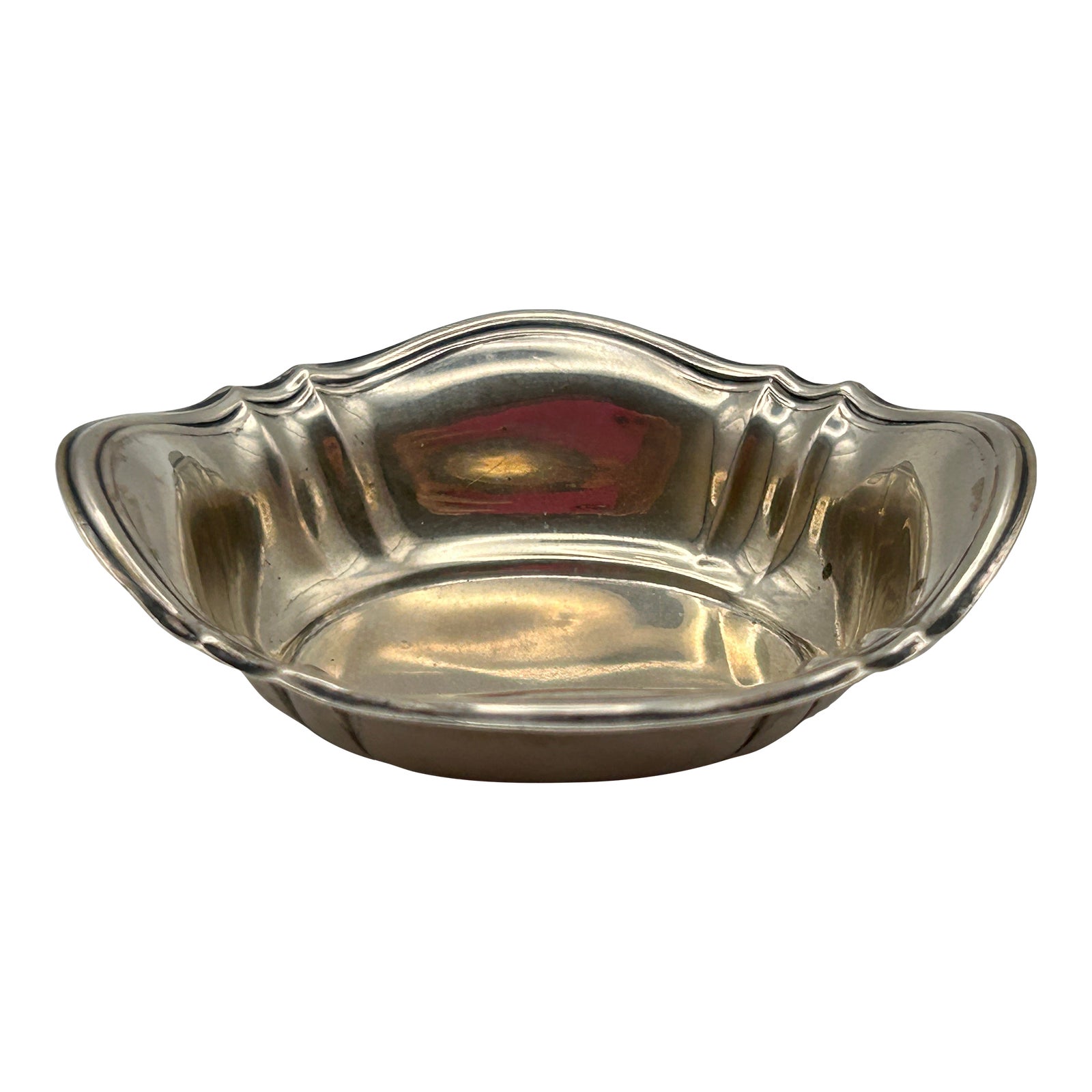 Early 20th Century Small Jakob Grimminger Silver Plate Pin Tray | Chairish