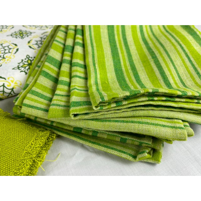 Vintage Indian Table Linens, Set of 17 | Chairish