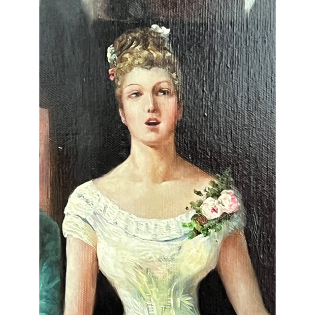 Oversized Late 20th Century Original Signed and Framed Oil Painting of ...