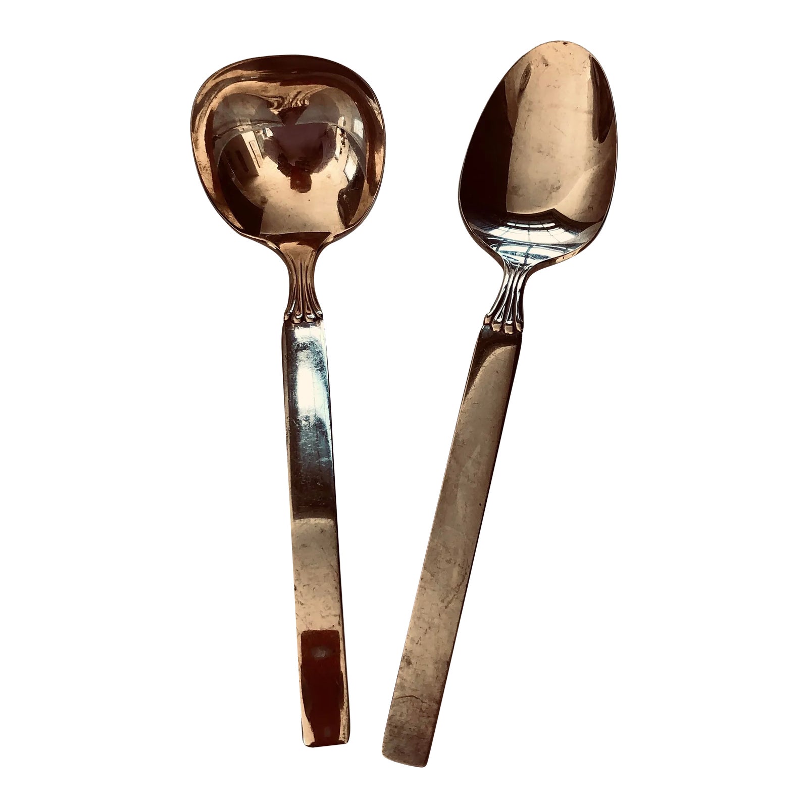 1950s Mid-Century Community Silver Plate "Twilight" Pattern Serving ...