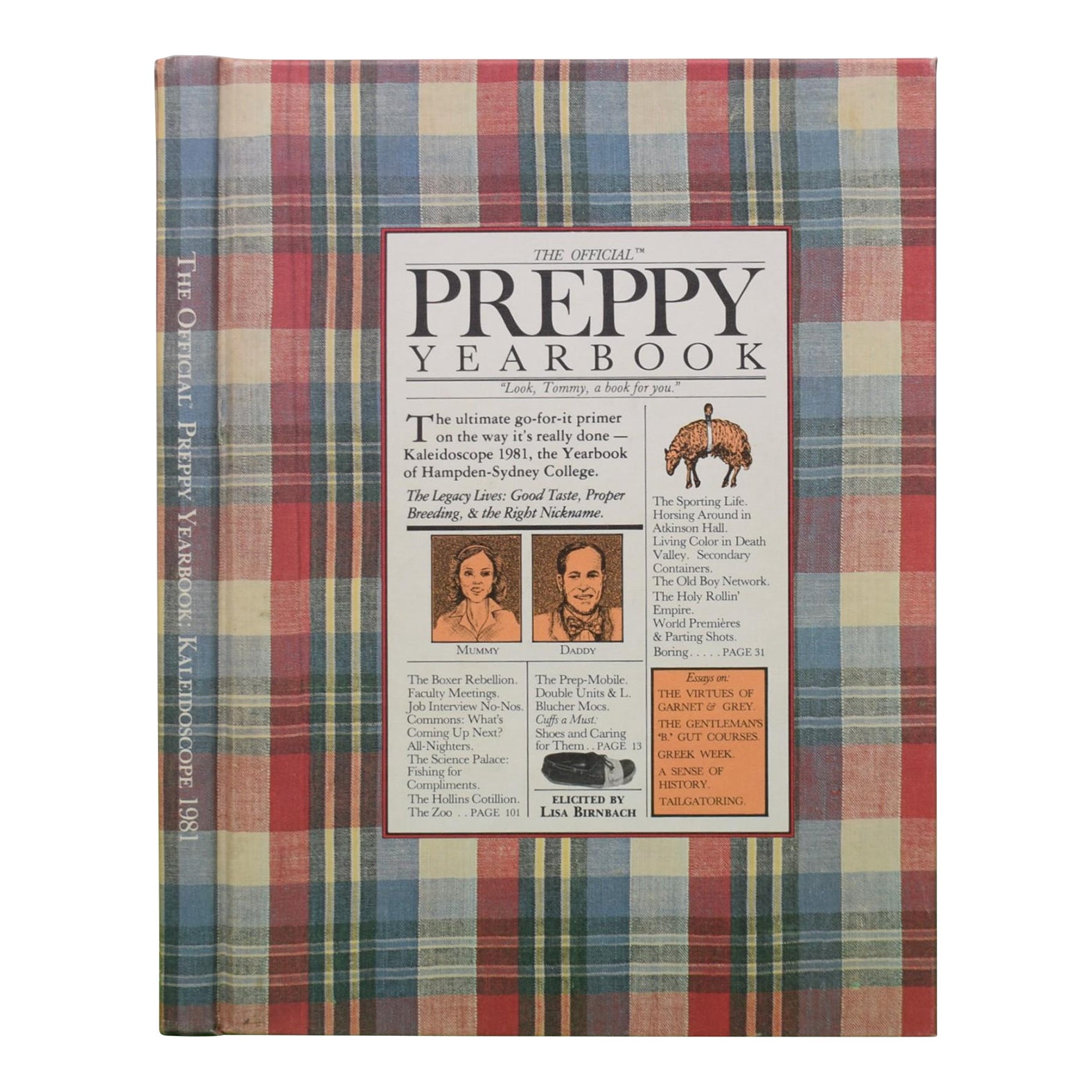 "The Official Preppy Yearbook Hampden-Sydney College Kaleidoscope" 1981 ...