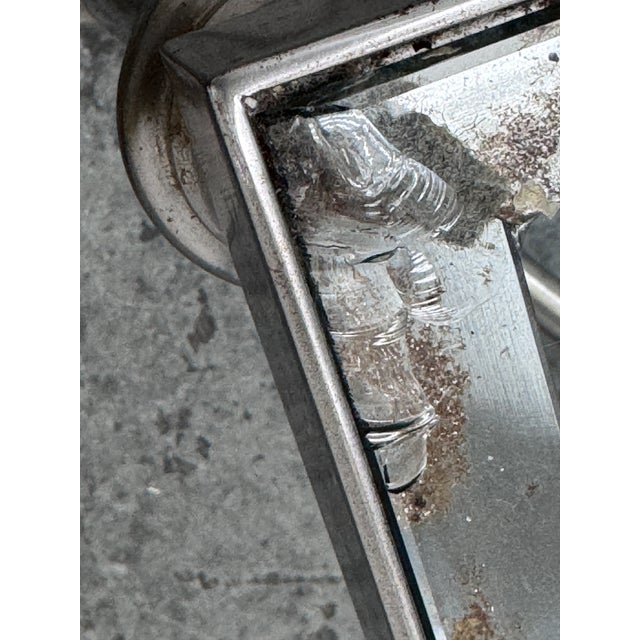 X-Frame Metal + Glass Coffee Table | Chairish