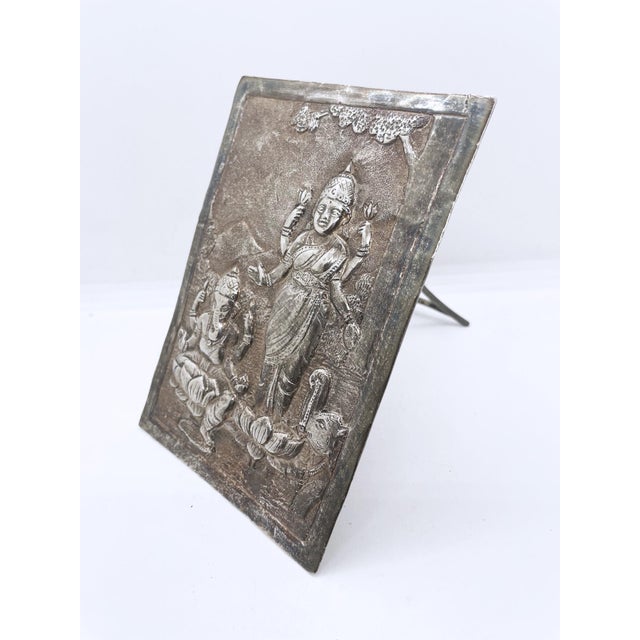 Antique Large Hindu Plaque Diwali Lakshmi and Ganesh India, 19th ...