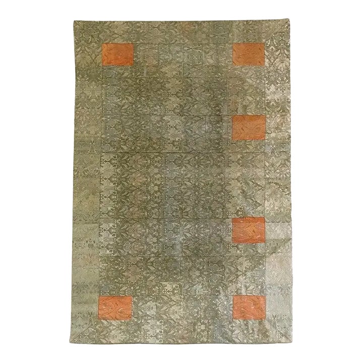 Antique Meiji Period Japanese Brocade Monk's Robe Kesa | Chairish