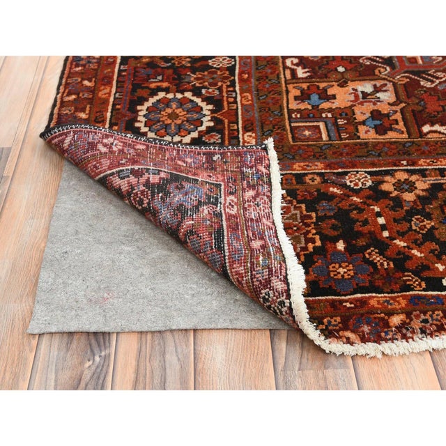 1960 Red Vintage Persian Rug | Chairish
