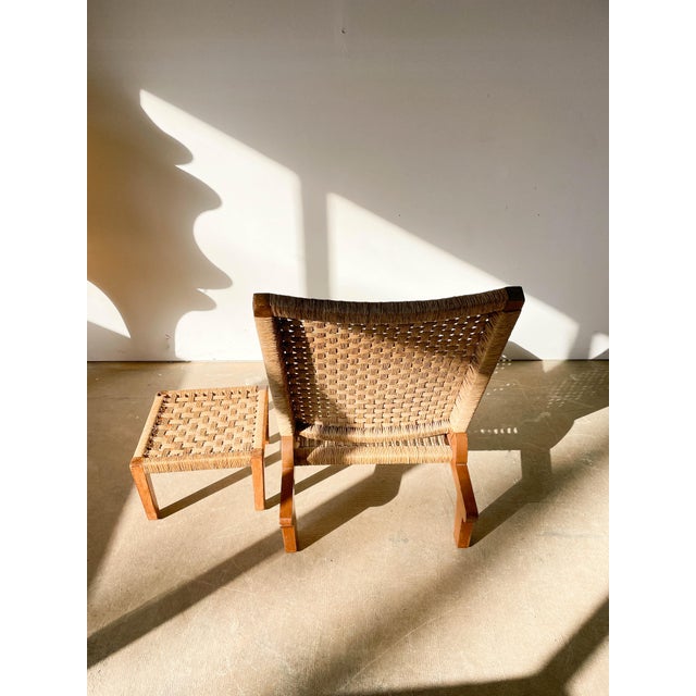 Mexican Modern Lounge Chair and Ottoman | Chairish