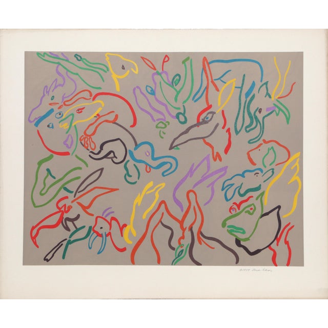 Susan Elias, Spring Song, Lithograph | Chairish