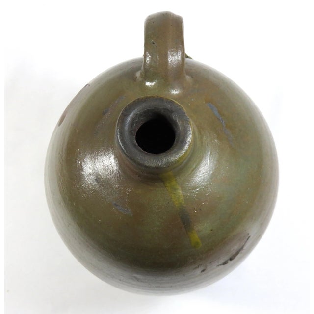 Small Size Antique Southern American Redware Spirits Jug | Chairish