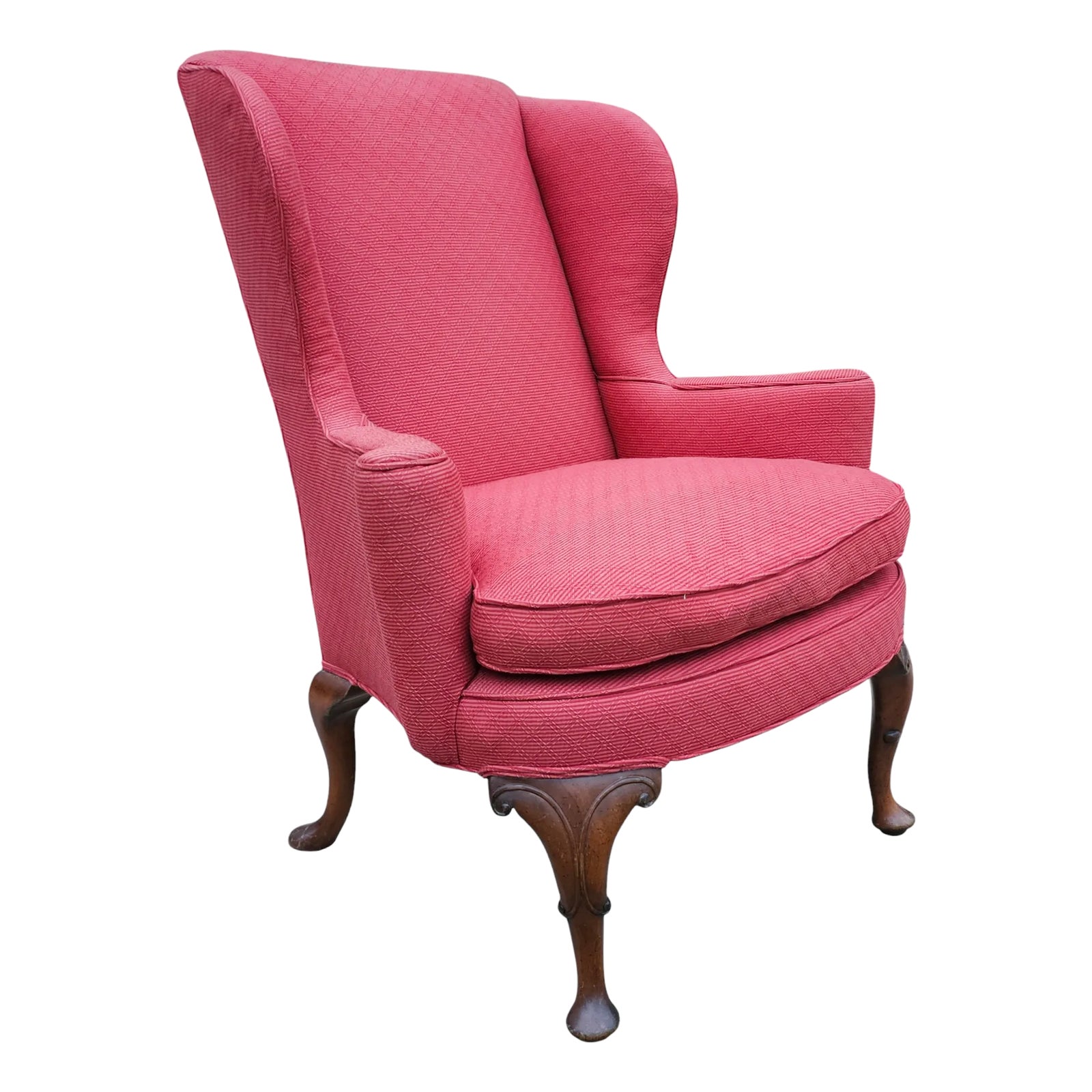 19th Century George III Style Easy Chair | Chairish