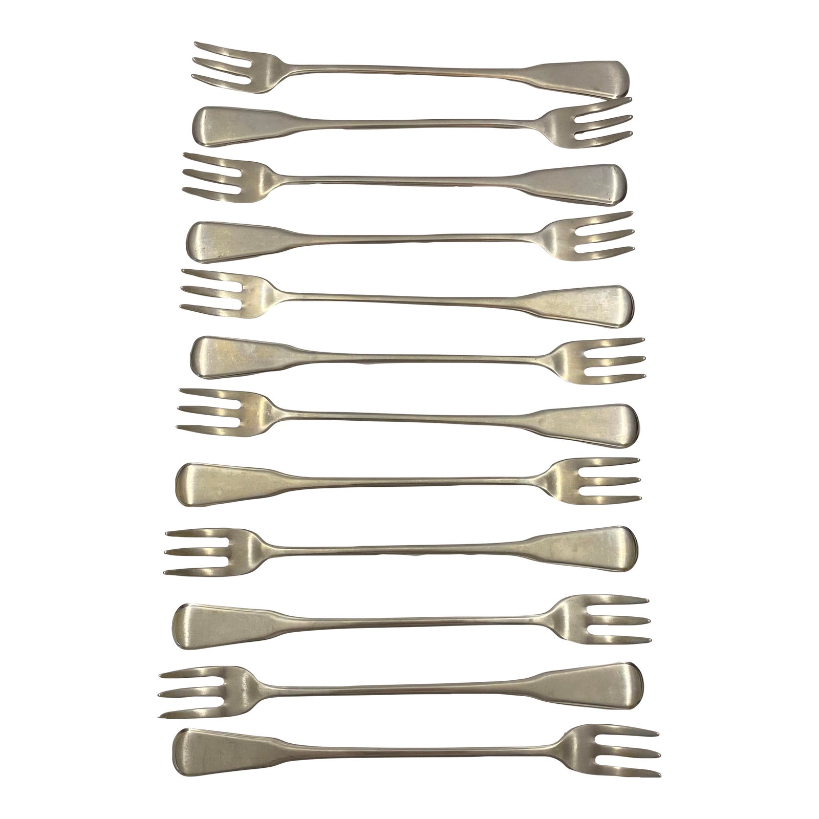 1990s Oneida Independence Cocktail/Seafood Forks - Set of 12 | Chairish