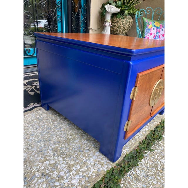 Vintage Chinoiserie Asian Style Cabinet Chest | Chairish