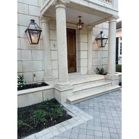 Bevolo's "French Quarter" Outdoor Wall Mount Lantern - Set of Two ...