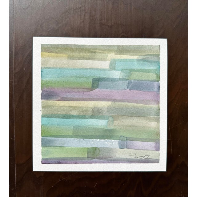 Nancy Smith Original Watercolor Abstract | Chairish