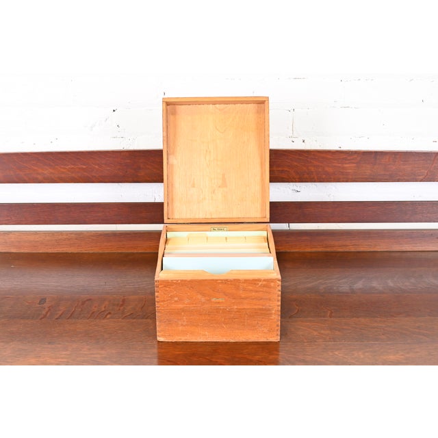 Antique Globe Wernicke Filing Box From Frank Lloyd Wright's DeRhodes ...