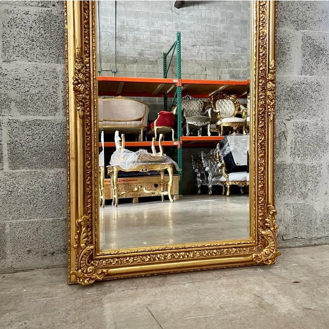 Vintage French Baroque Mirror | Chairish